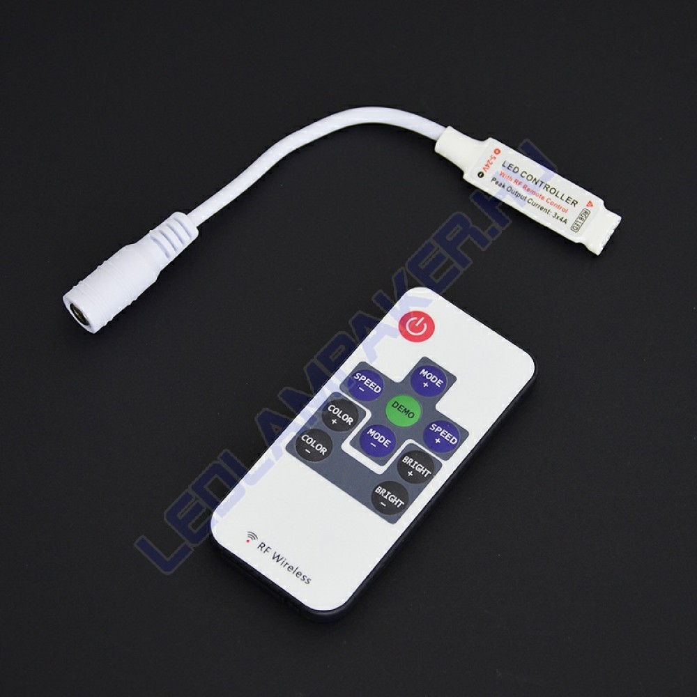 RGB led dimmer, led szalagok, led modulok, led panelek stb... vezérléséhez